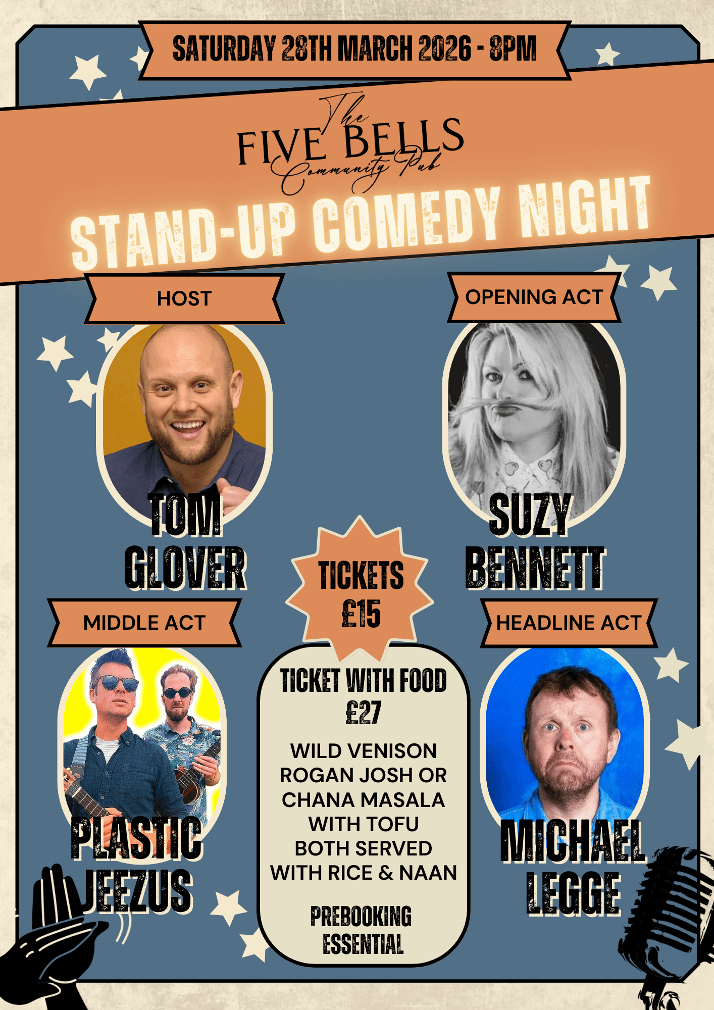 Comedy Night – Five Bells Community Pub